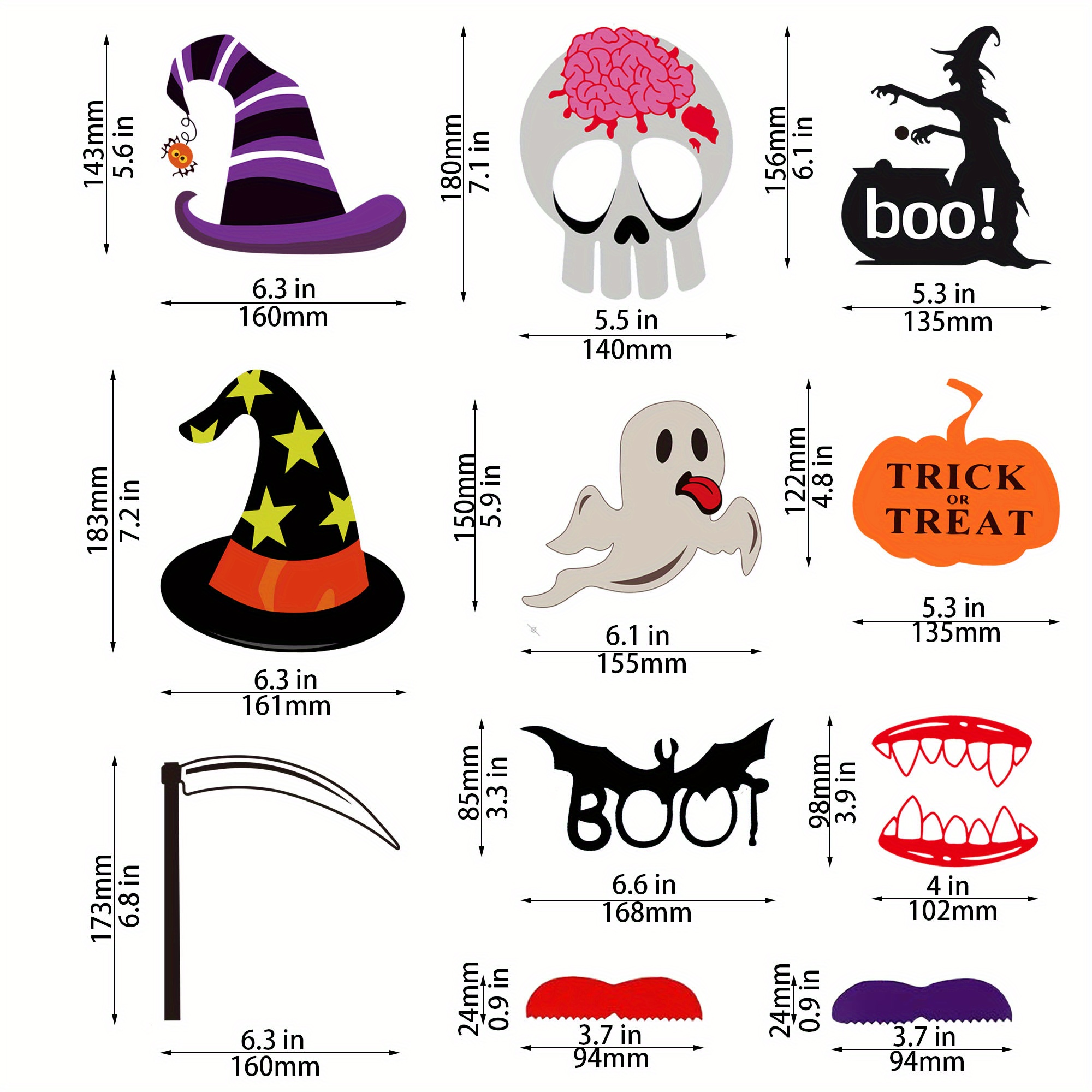 Halloween Photo Props Ghost Festival Pumpkin Ghost Bat Party - Temu ...