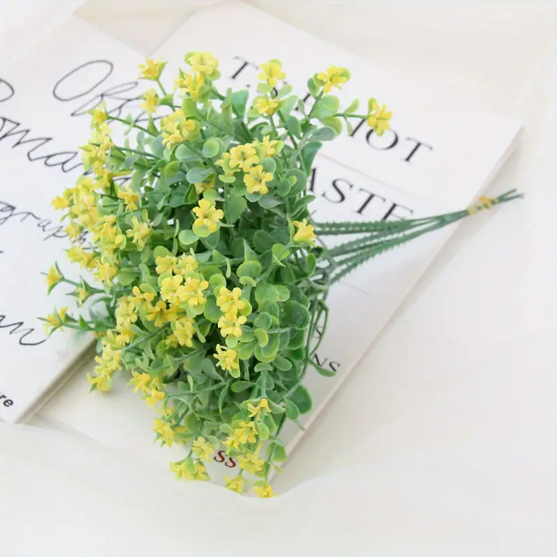 1個、人工カスミソウの花、造花 造花リアルなシミュレーション花咲くdiyクラフト ブーケホームテーブルリビン 装飾、屋内屋外装飾 Temu
