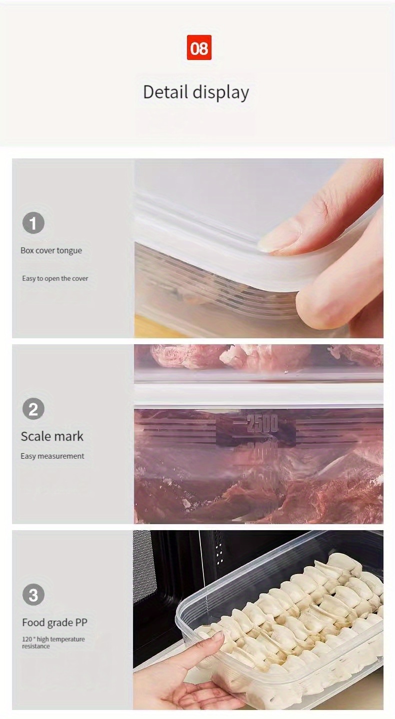 Refrigerator Storage Box Transparent Fresh keeping Box - Temu Canada