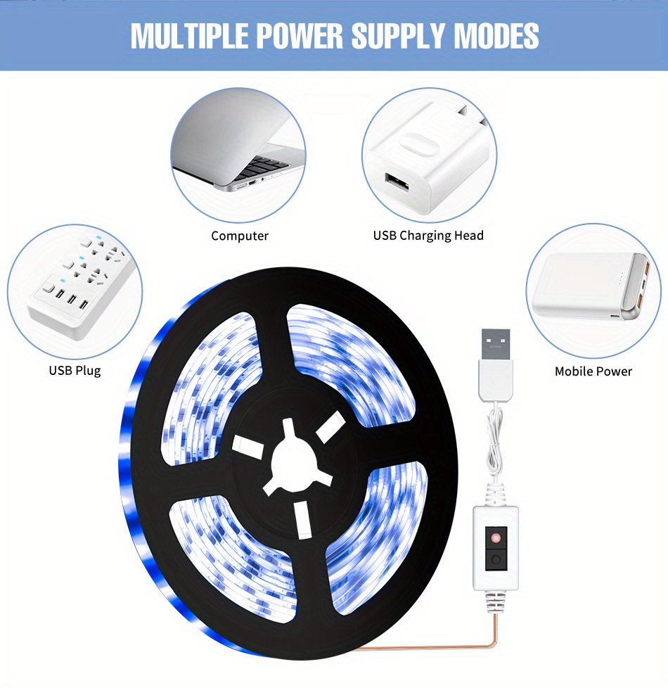 Led Cabinet Light Strip Usb Kitchen 5v Hand Sweep Induction - Temu ...