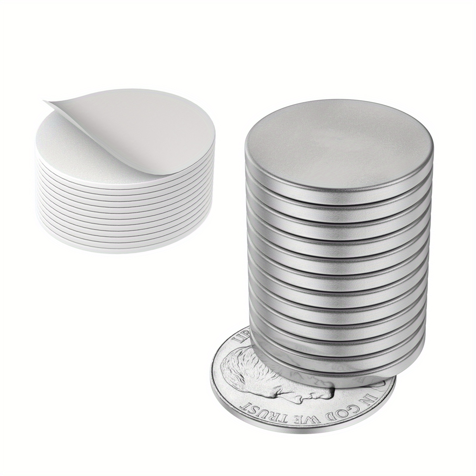 12pcs Powerful Rare Earth Magnets Heavy Duty Neodymium Disk Magnets ...