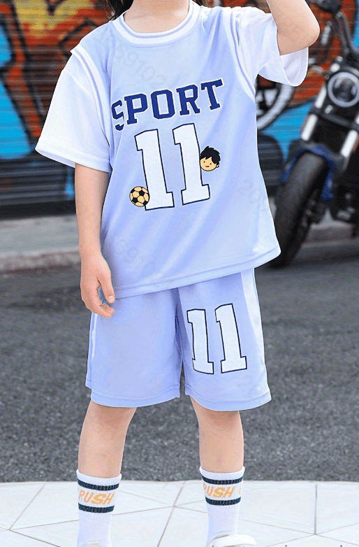 Girls' Sports Outfits Team Nummer Graphic T Shirt Matching - Temu Australia