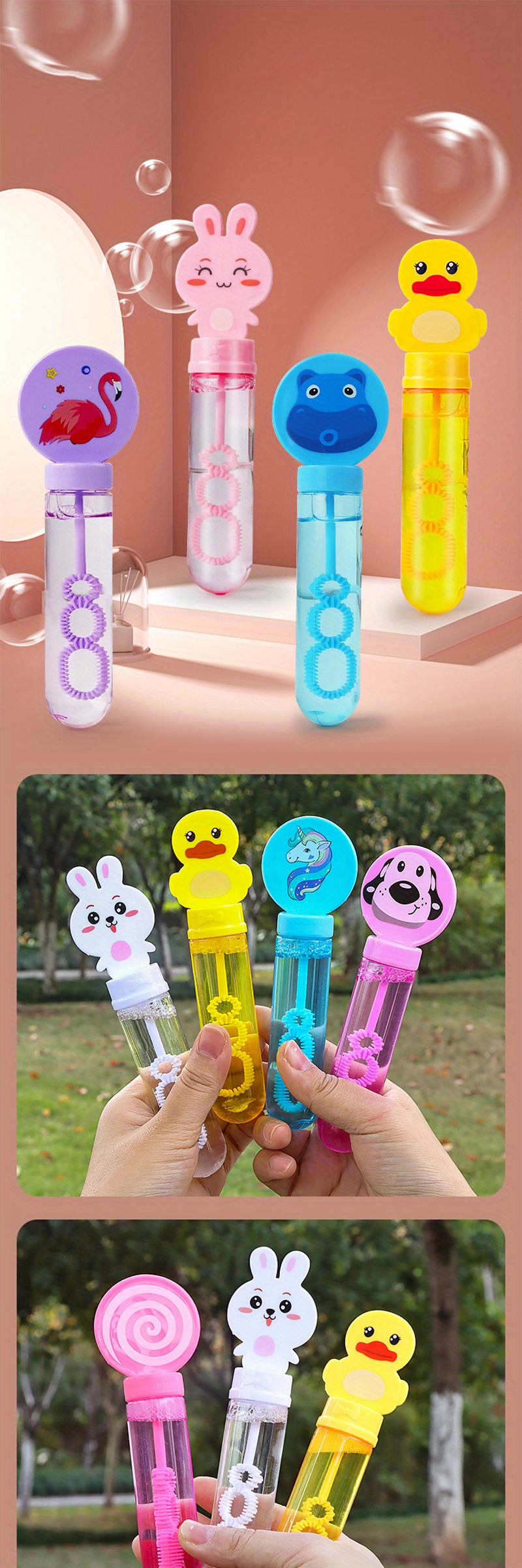 Mini Blowing Bubble Sticks Children's Handheld Bubble Water - Temu New ...
