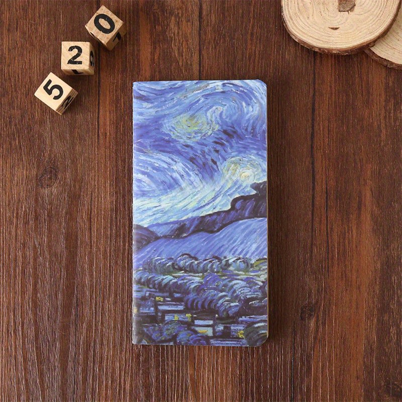 24 Sheets 48 Pages Natural Abstract Oil Painting Notebook - Temu New ...