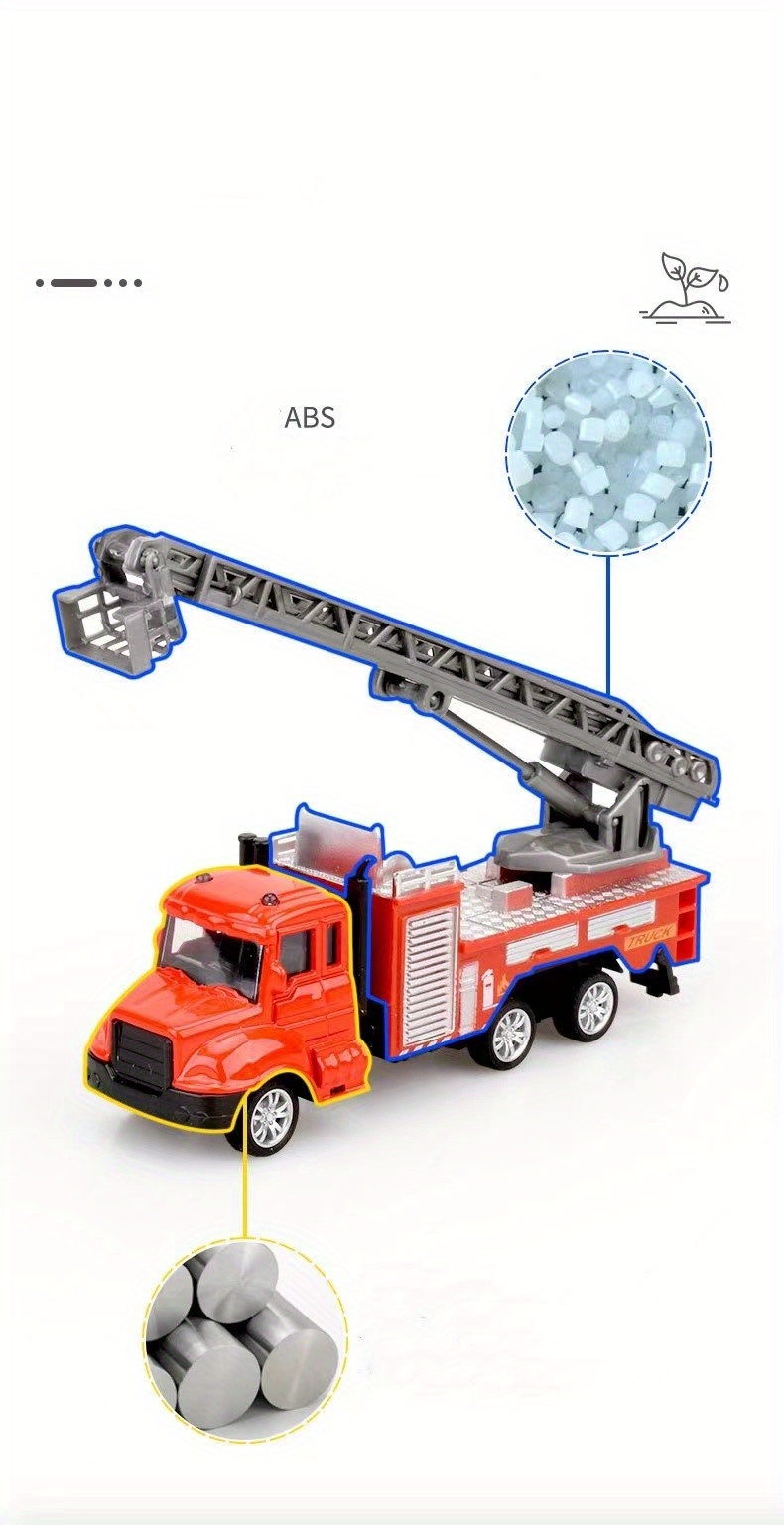 pull back small car fire truck bulldozer excavator - Temu New Zealand