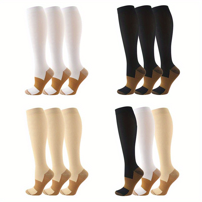 Copper Compression Socks Women Anti friction Breathable - Temu Australia