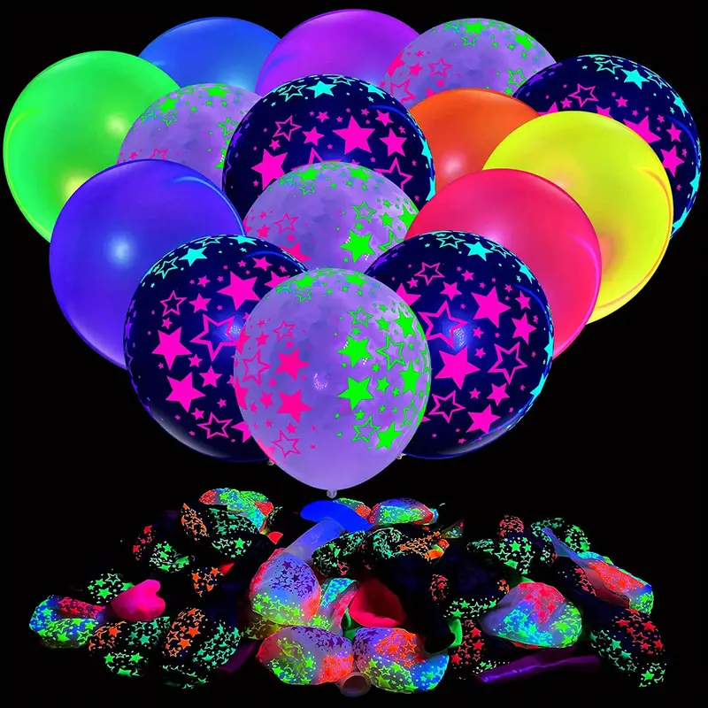 Uv Neon Balloons Glow Balloons Uv Polka Dot Blacklight - Temu Australia Uv Neon Balloons Glow Balloons Uv Polka Dot Blacklight - Temu Australia