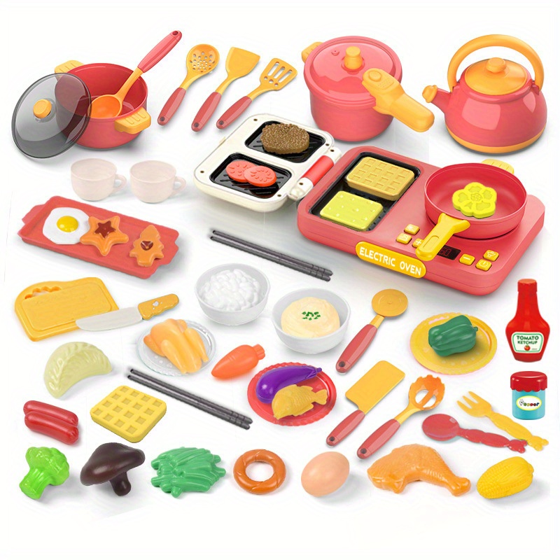 Cook Up Fun With This Boys Girls Play House Kitchen Set | Shop On Temu ...