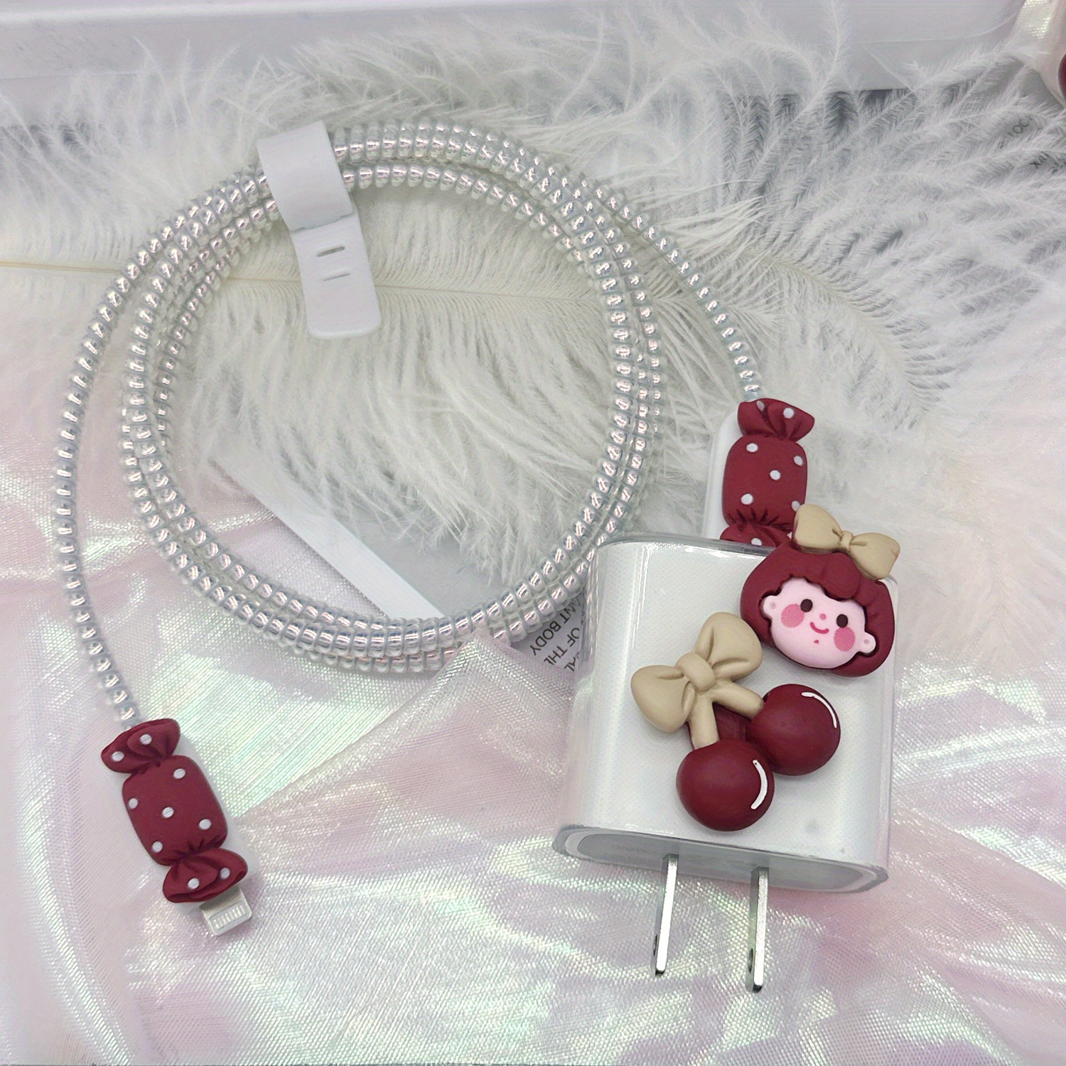 Love Design Cable Protectors Cute Cartoon Perfect - Temu Australia