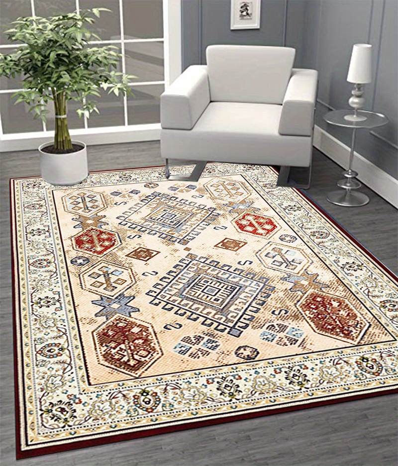 Vintage Persian Shaggy Area Rugs Soft Thickened Waterproof - Temu ...