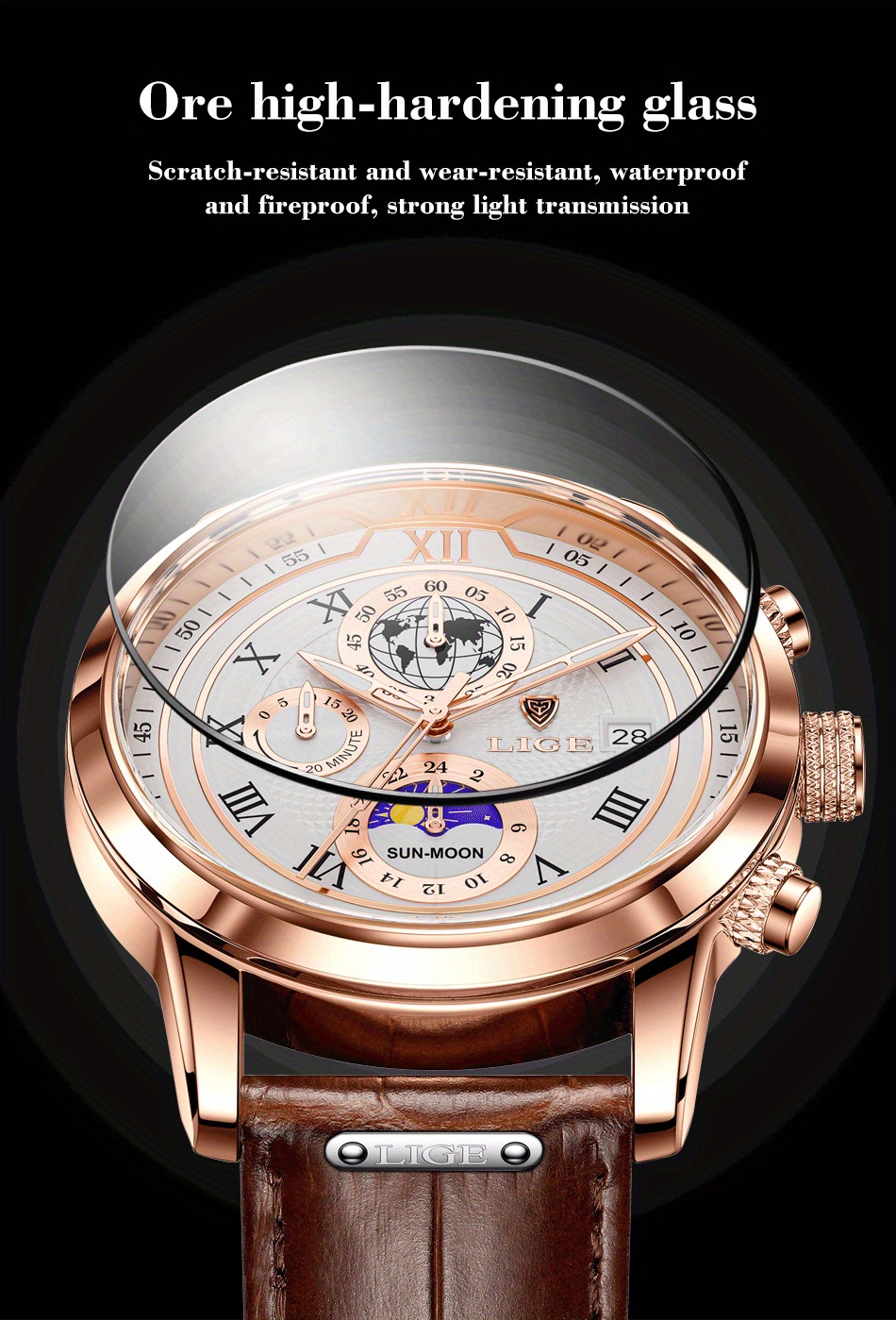 Men s Quartz Watch High grade Men s Business Clock - Temu