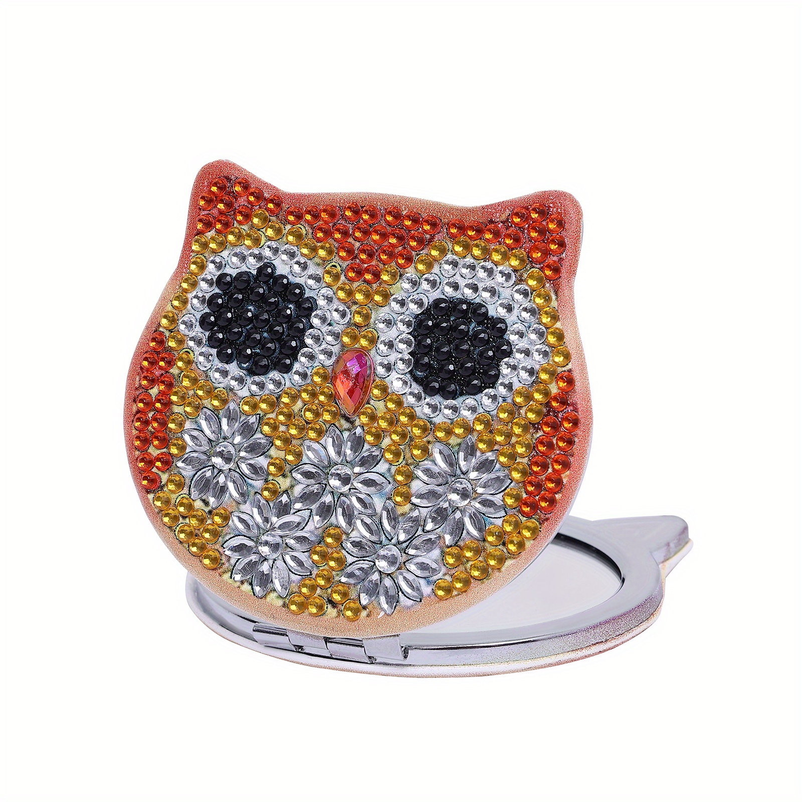 Painting Portable Mirror Cat Shape - Temu Australia