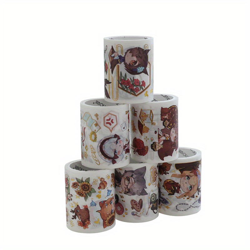 kawaii cartoon girl washi tape decorative - Temu Australia