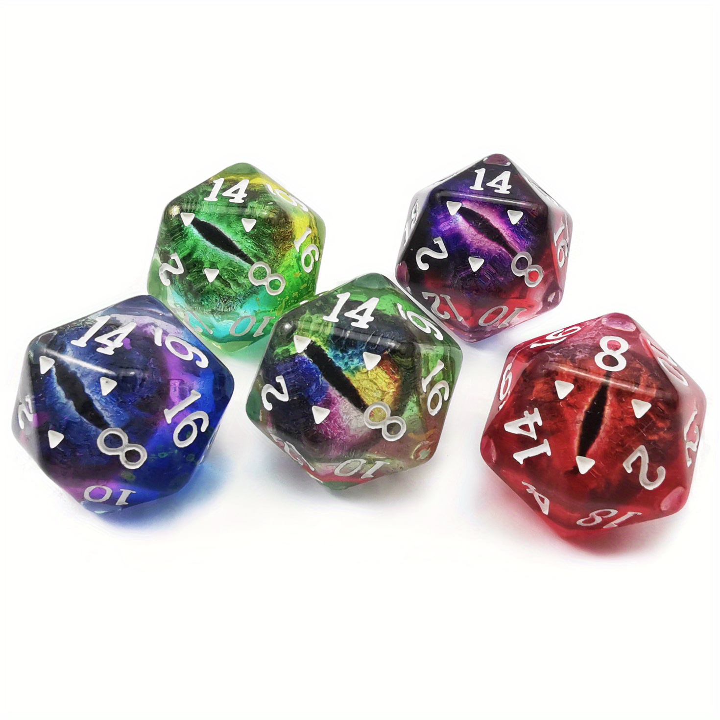 Dragon Eye Dice Resin Decorations Creative 20 sided Dice - Temu Canada