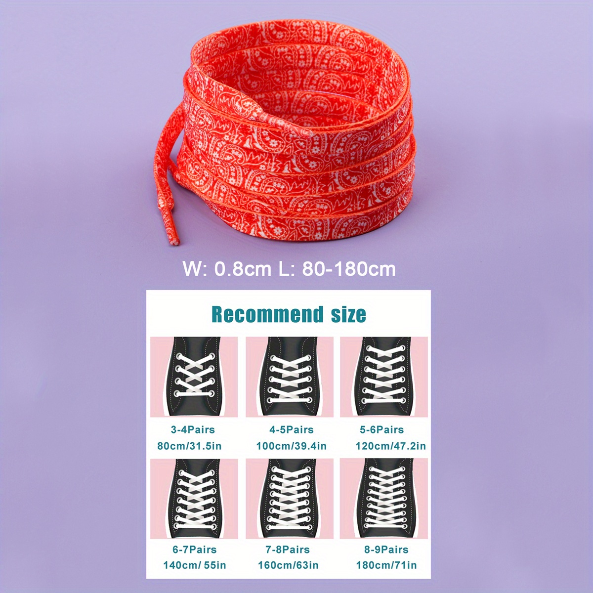 Colorful Trendy Shoelaces Men Women Flat Shoe Ropes Color - Temu