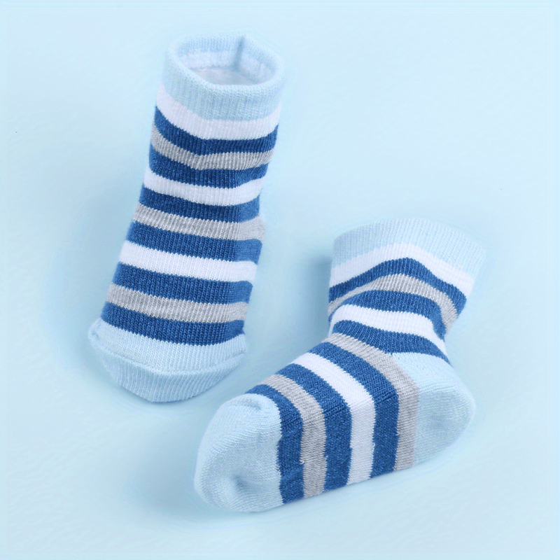 baby boy striped ankle socks fun jacquard infant newborn - Temu New Zealand