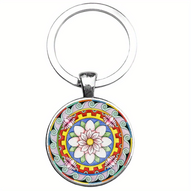 Mexican Butterfly Flower Keychain Boho Fashion Key Ring - Temu United ...