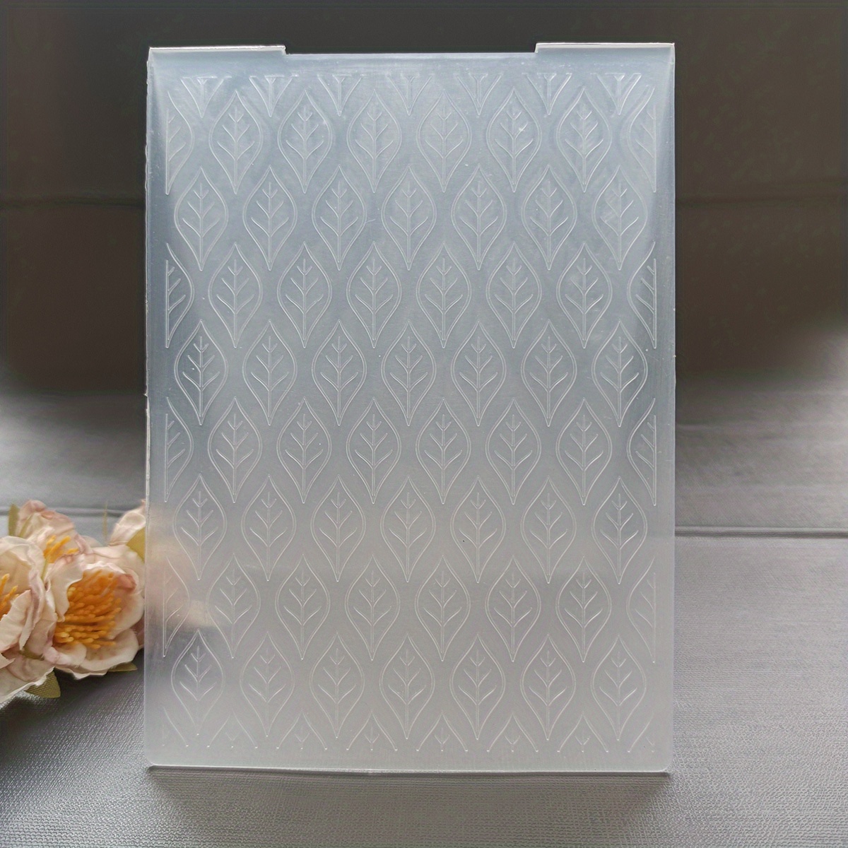 Tree Leaves Embossing Folders Plastic Plates Design Diy - Temu Australia