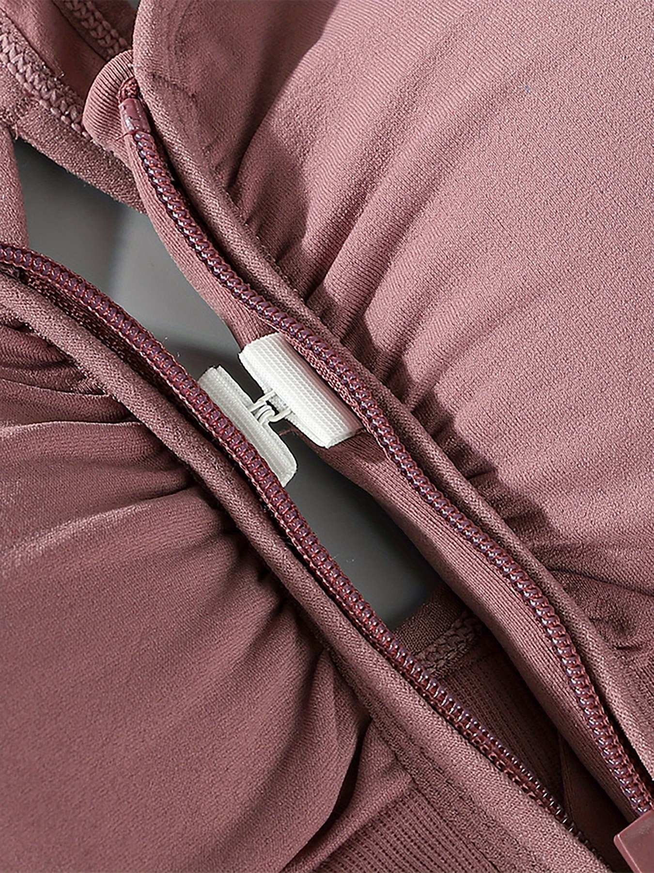 Zipper Wireless Sports Bra Comfy Breathable Push Shockproof - Temu New ...