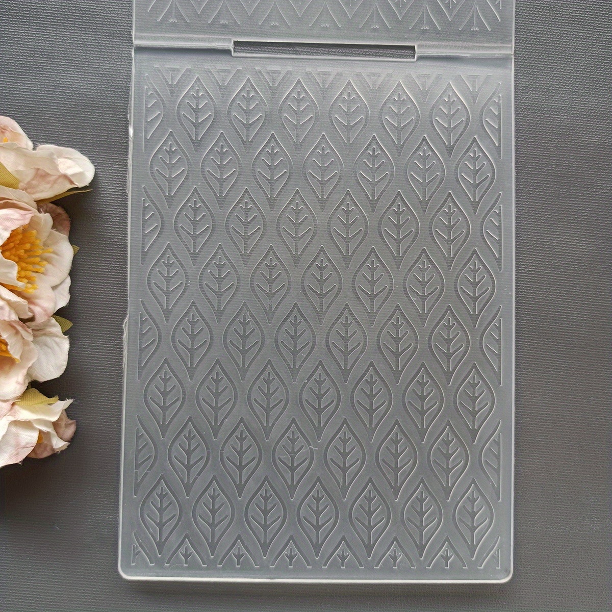 Tree Leaves Embossing Folders Plastic Plates Design Diy - Temu Australia
