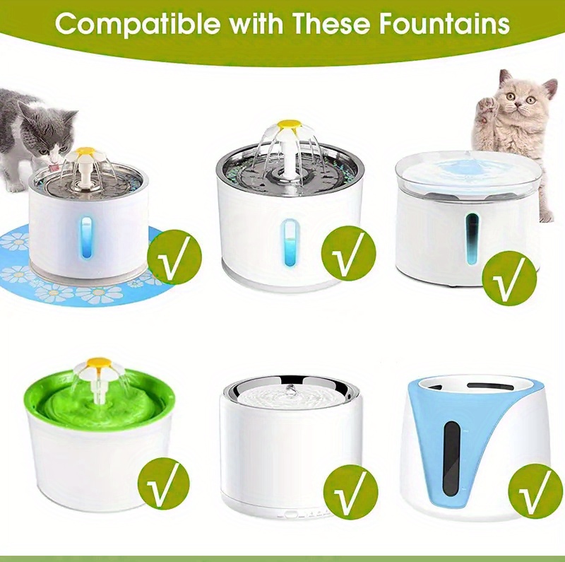 Pet Fountain Cat Water Filter Dog Water - Temu United