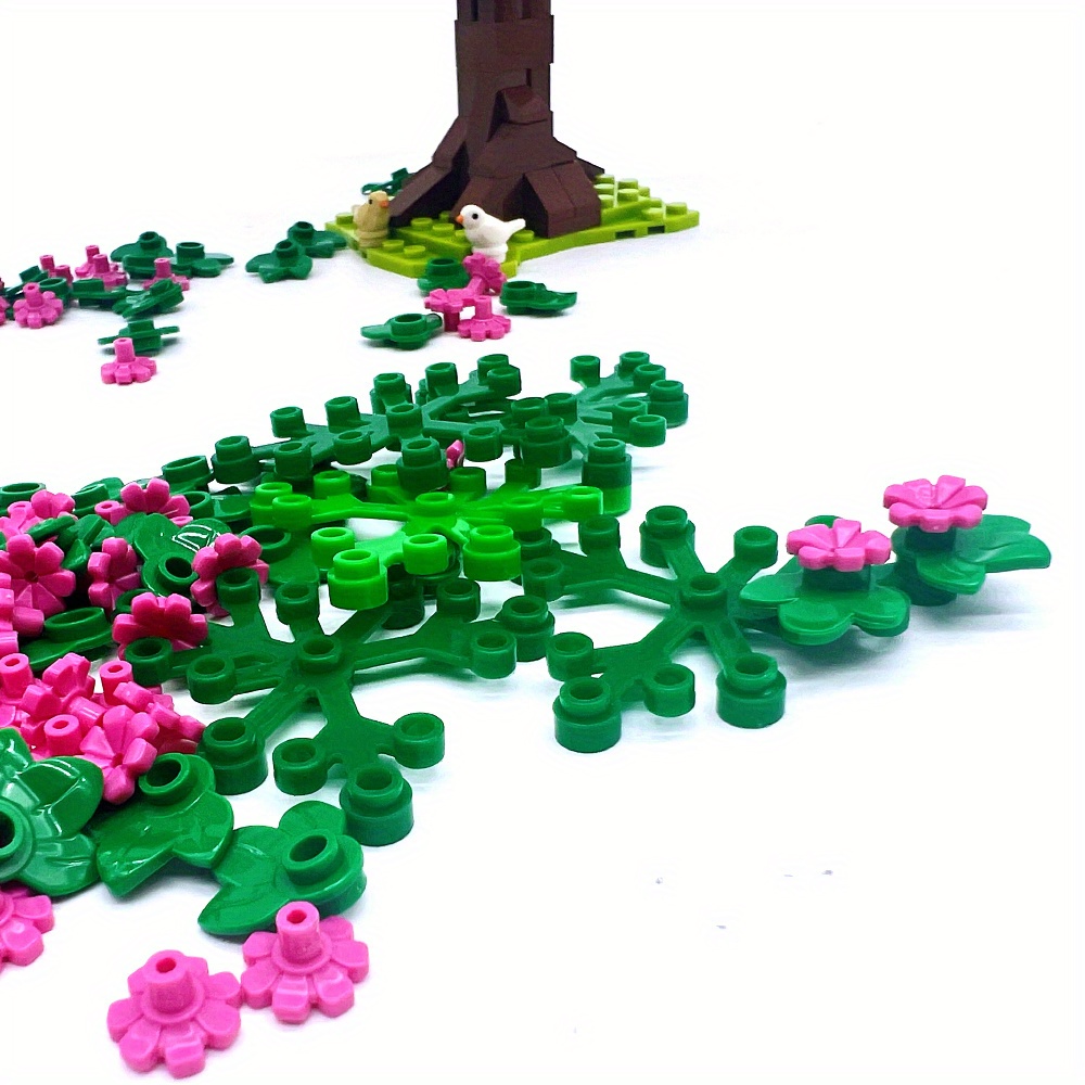 Birds Nest Tree House Branch Set Small Particle Building Blocks Toys ...