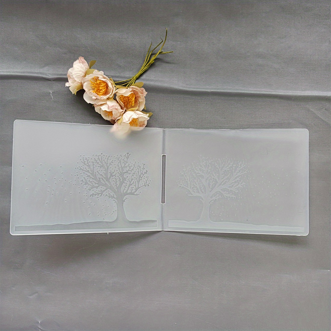 New Pine Embossed Folder Plastic Embossing Folders - Temu