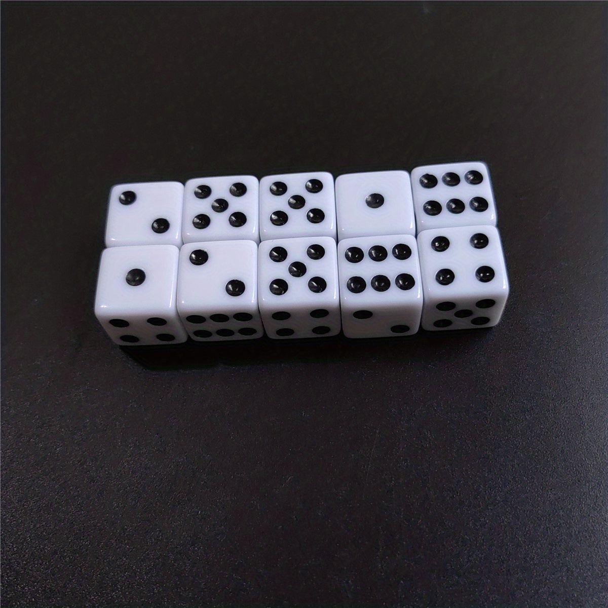 10 pieces set set of 10 six sided standard dice for table games parties ...