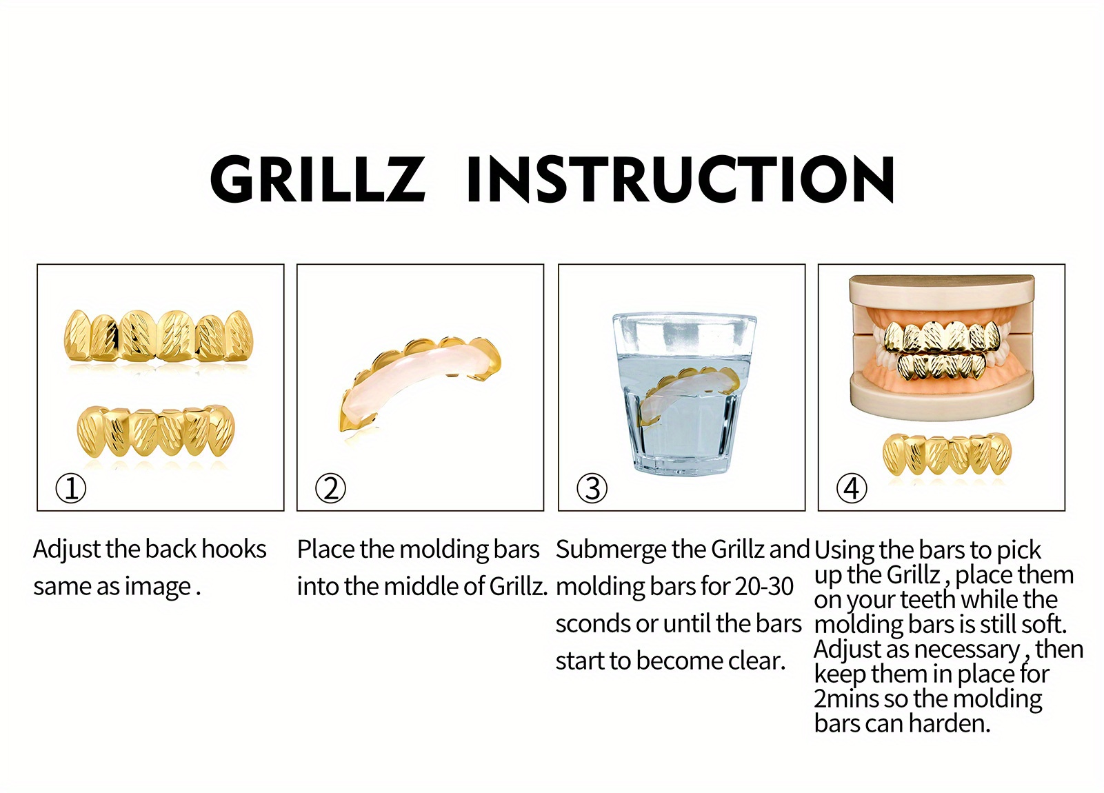 Golden Teeth Grills Cut 8 Tooth Grills - Temu New Zealand