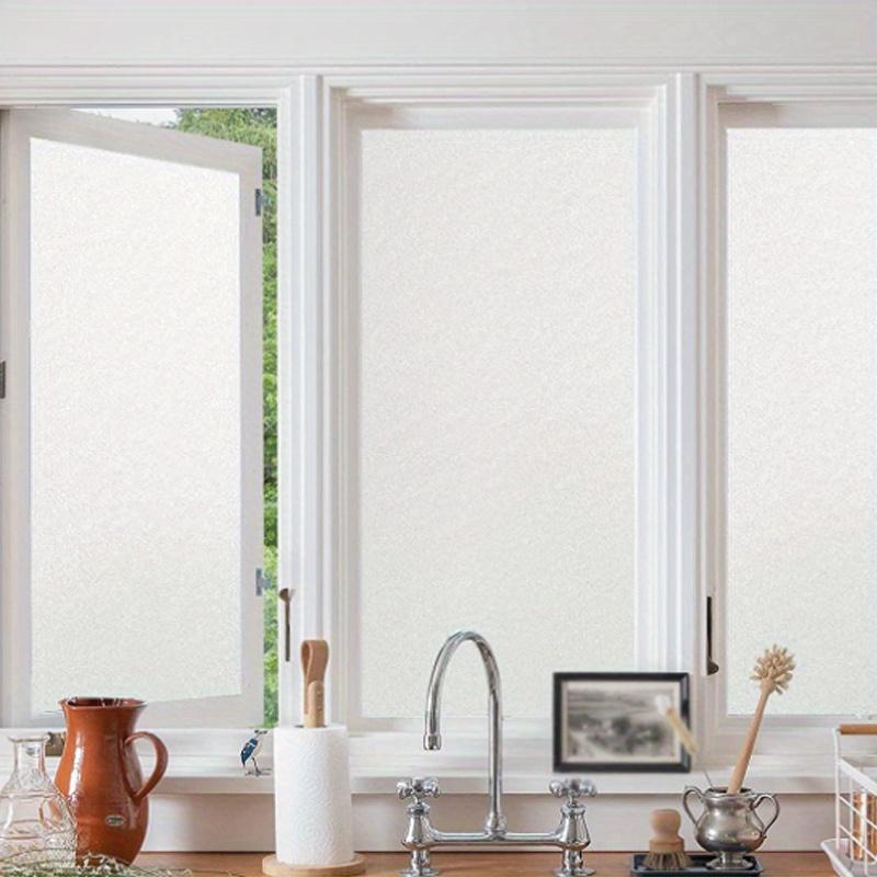 privacy protective matte white window stickers - {region_name}