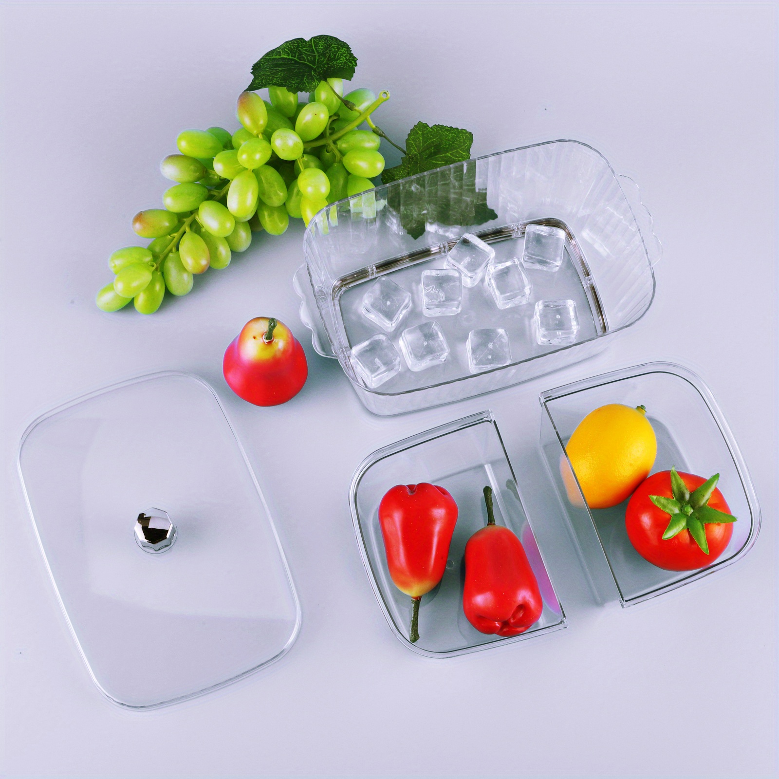 ice trays appetizers lid party platters ice trays kitchen - Temu Canada