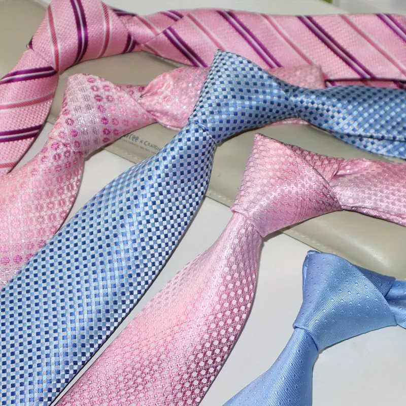 Mens Tie Necktie 8cm Striped Necktie Business Wedding Party Banquet
