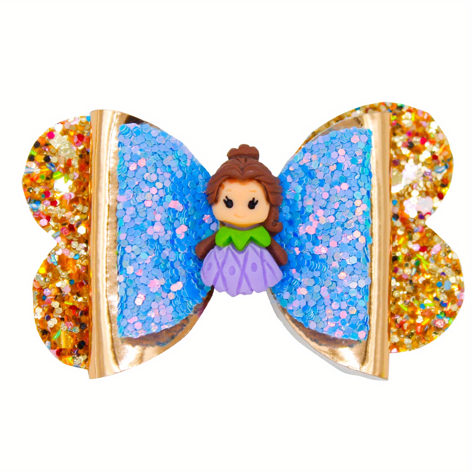 Cute Glitter Sequin Bow Hair Clip Girls Sweet Princess Duck - Temu ...