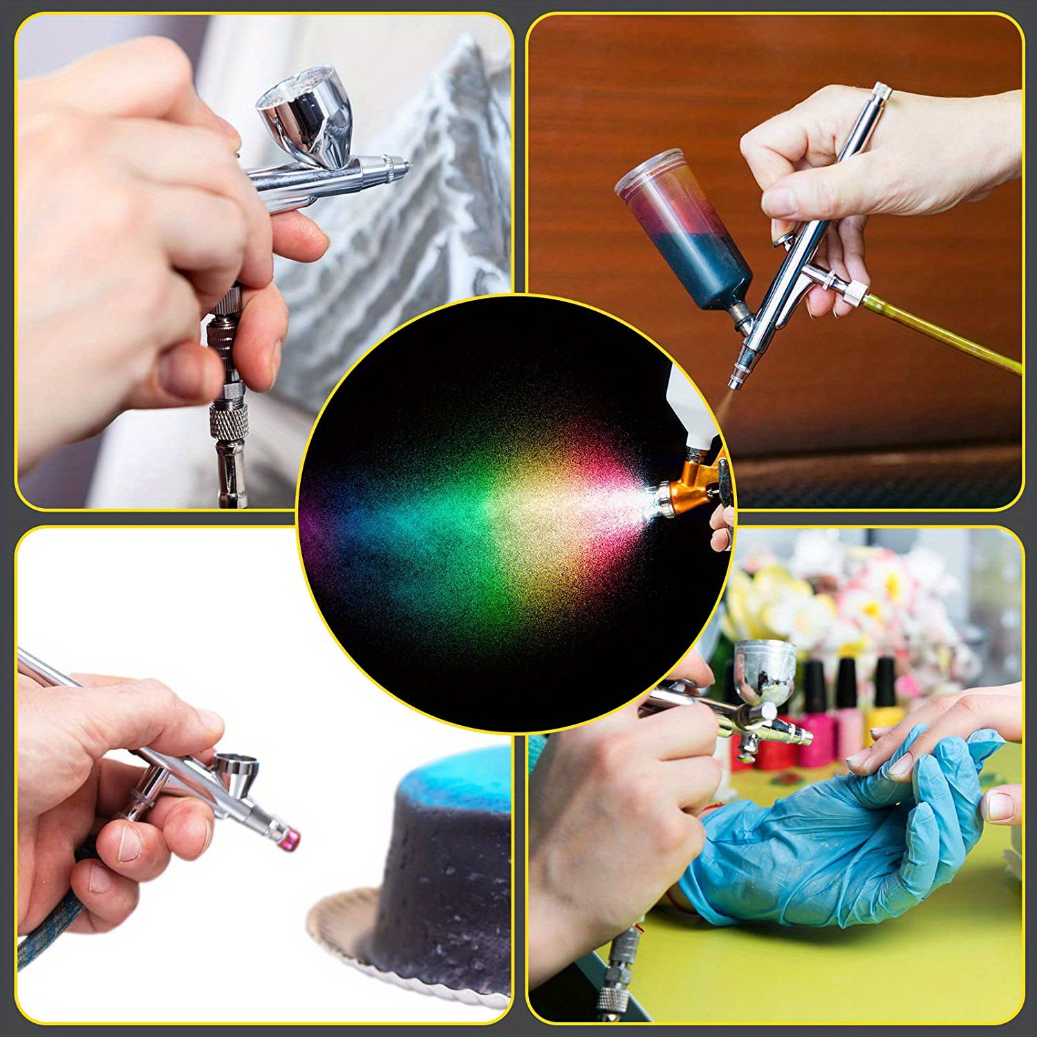 Airbrush Premium 6 Foot Nylon Braided Airbrush Hose Standard - Temu