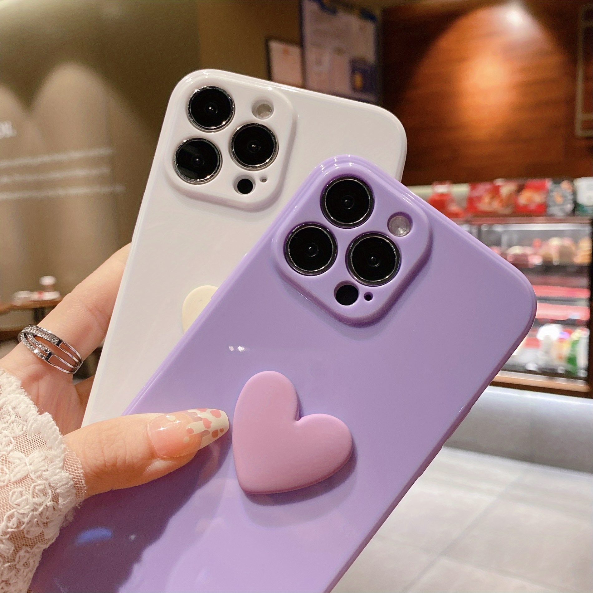 Heart Graphic Mobile Phone Case Iphone11promax13 Mobile - Temu United ...