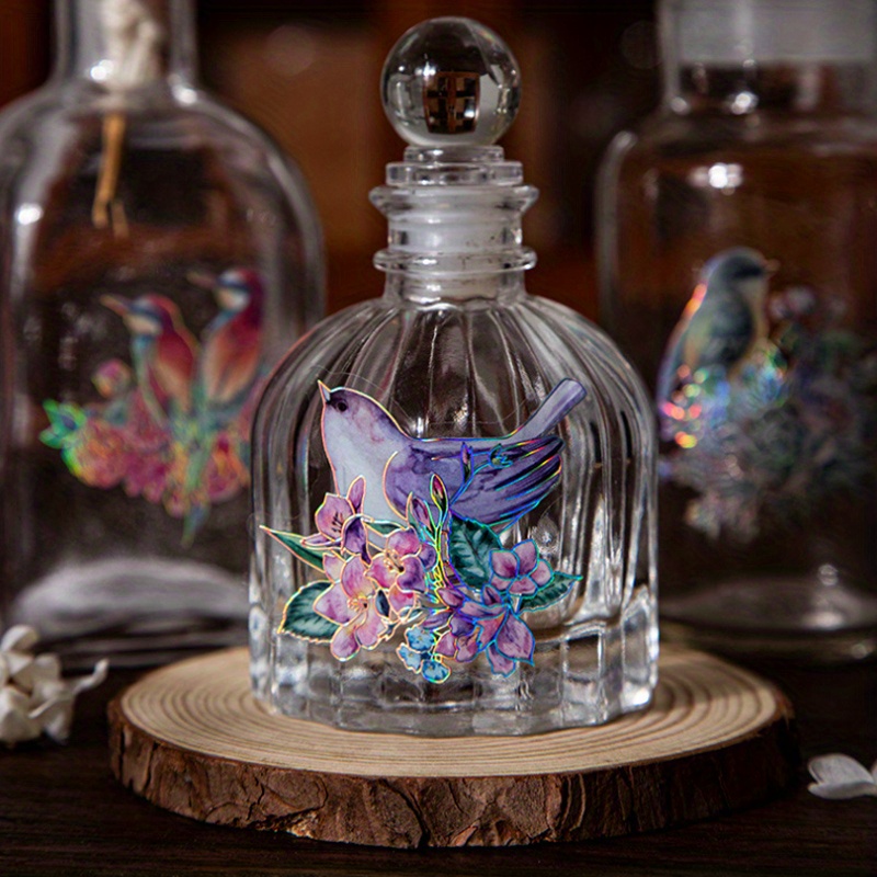 Laser Stickers Flowers Series Light Retro - Temu Australia