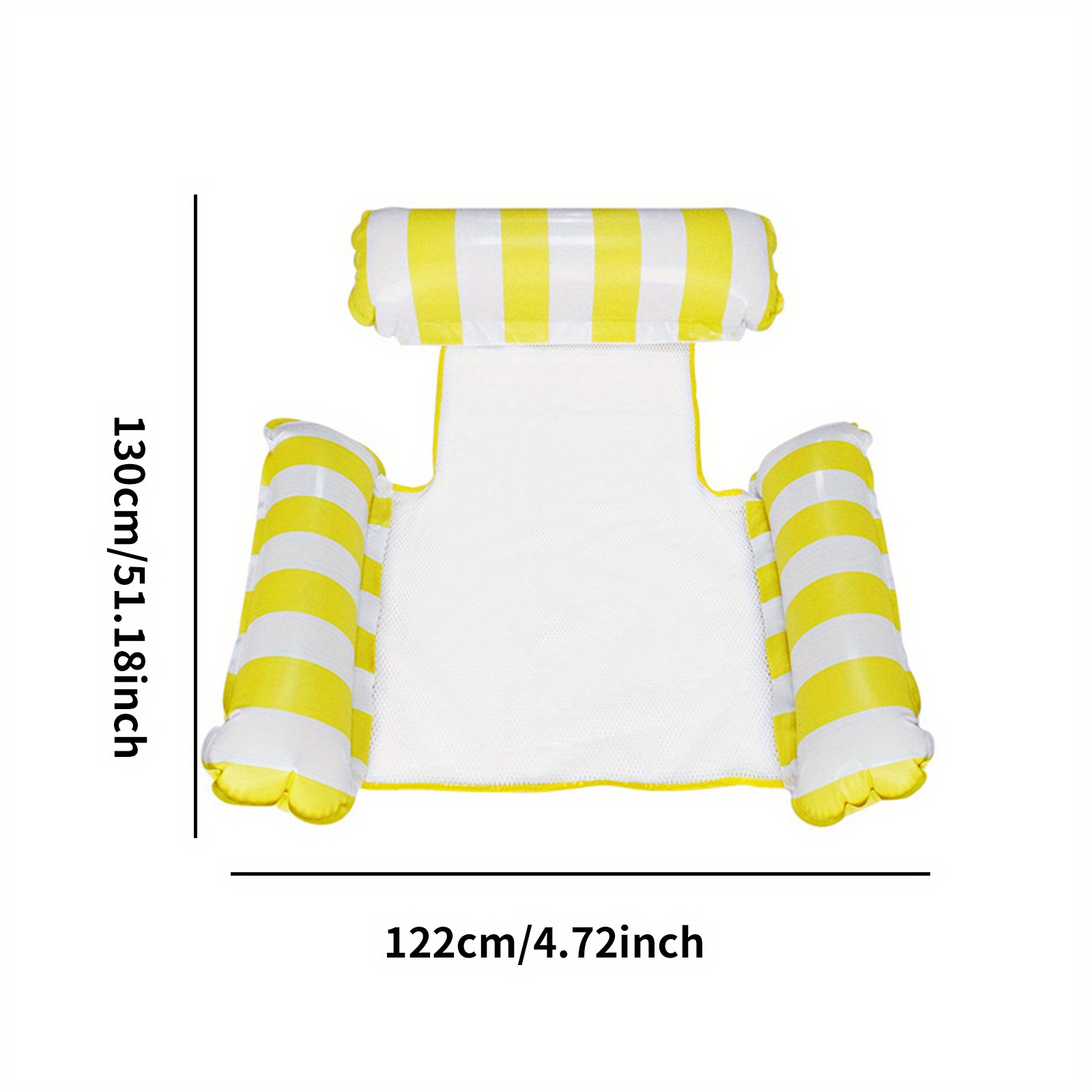 Relax In Style Inflatable U seat Pool Float Chair! - Temu