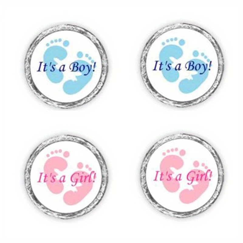 " A Boy! A Girl!" Sticker Seal Label Candy Box - Temu Ireland