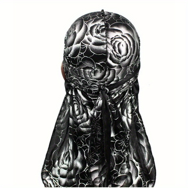 Rose Simulated Silk Long Tail Pirate Hat Hip Hop Cape Hat For Men ...