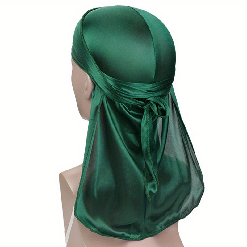 A Mens Fashion Ethnic Wind Bandage Pirate Hat New Simulation Silk Satin ...