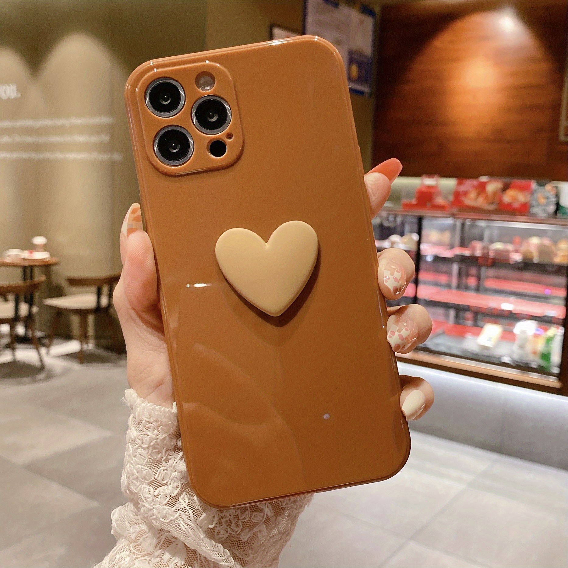 Heart Graphic Mobile Phone Case Iphone11promax13 Mobile - Temu United ...