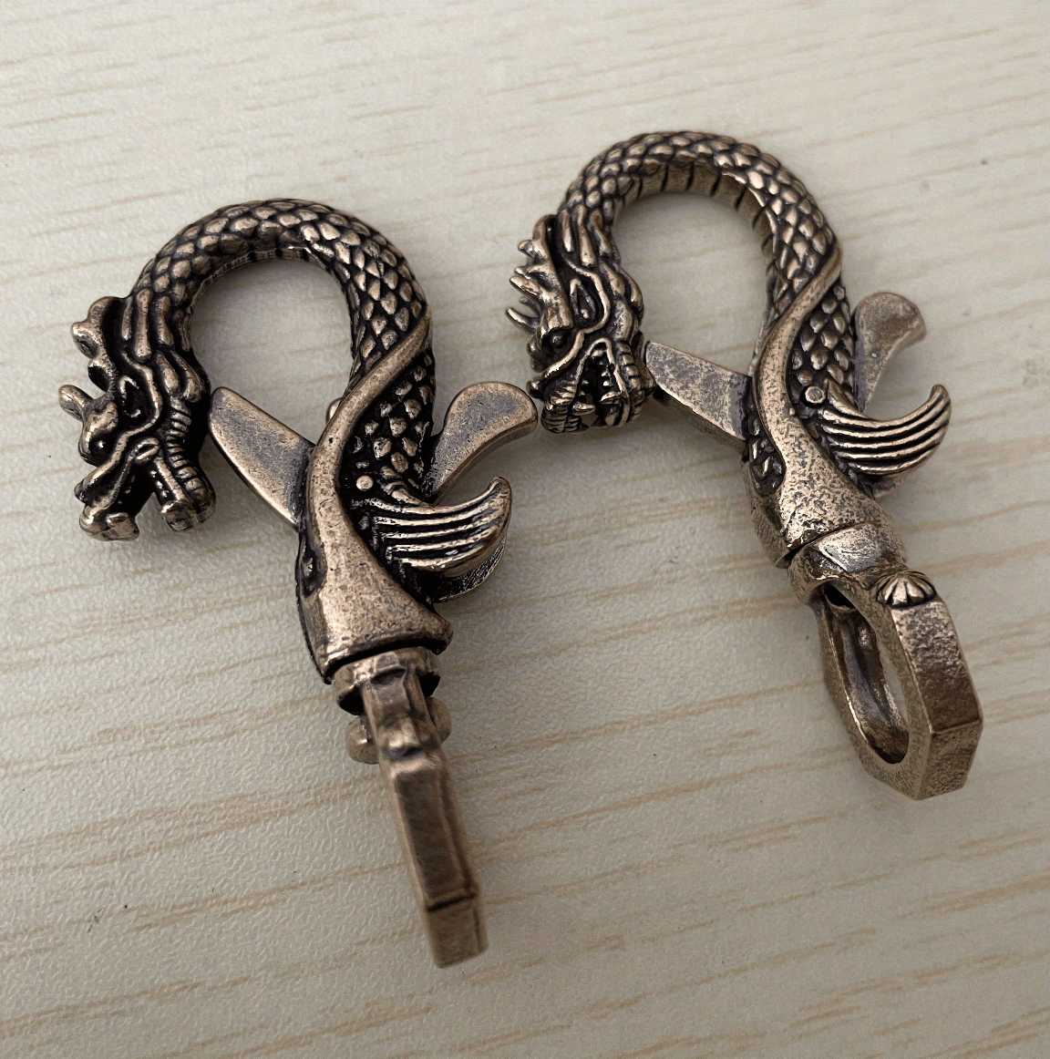 1pc Creative Chinese Style chain Chinese Copper Waist Personality Mens ...