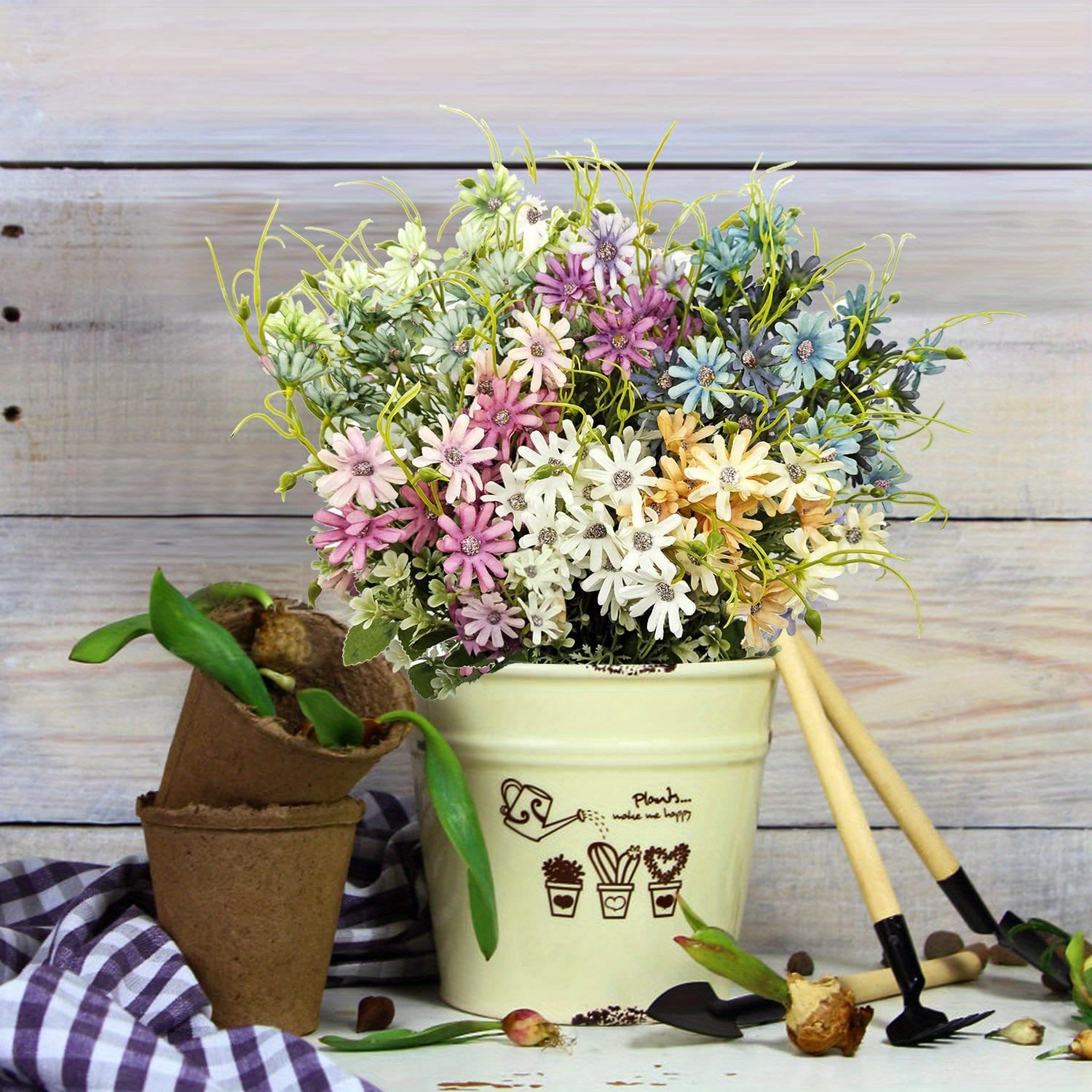 2 Bundles Wildflowers Daisy Outdoor Artificial Flowers - Temu New Zealand