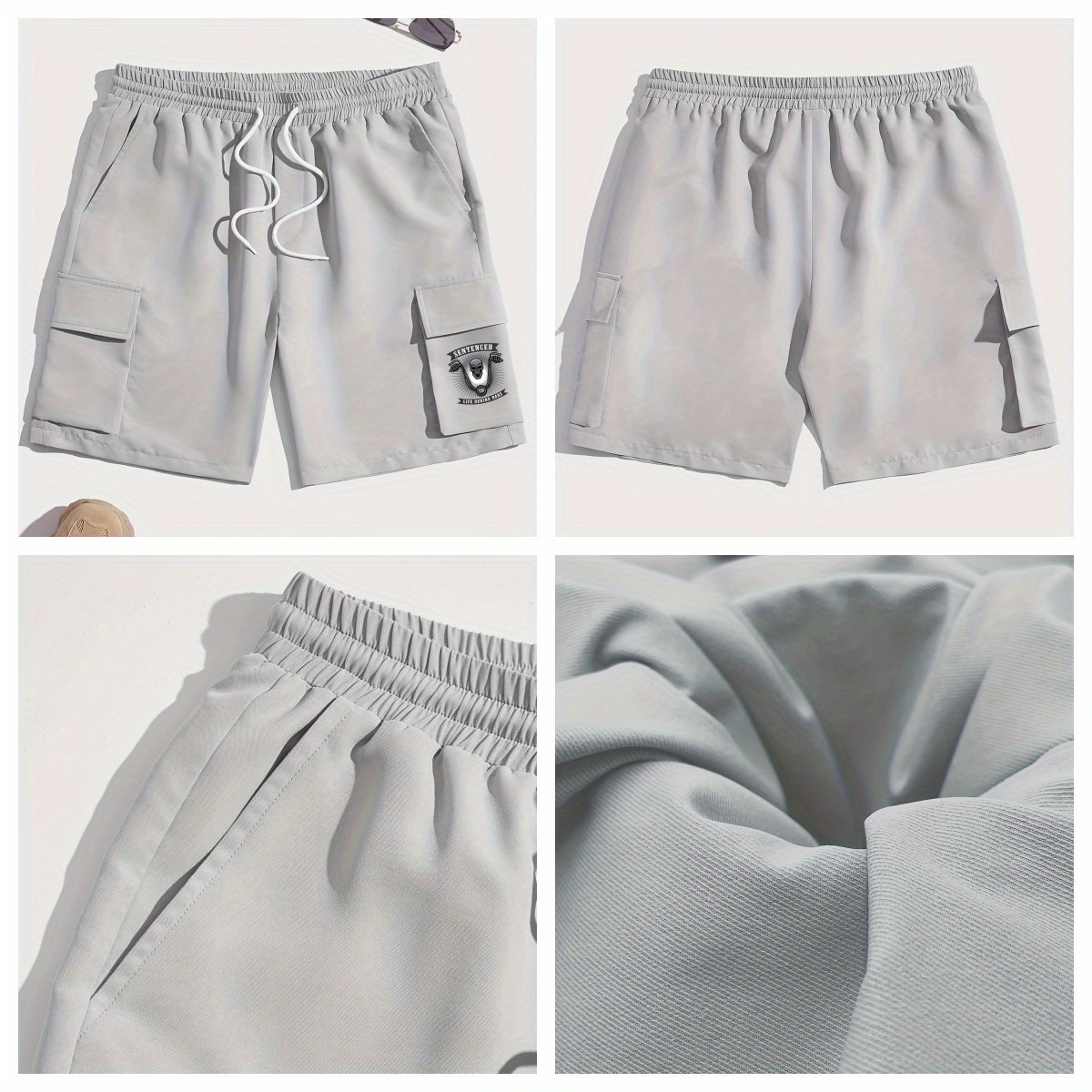 plus size men' cargo shorts: "skull motorcycle" - Temu Australia