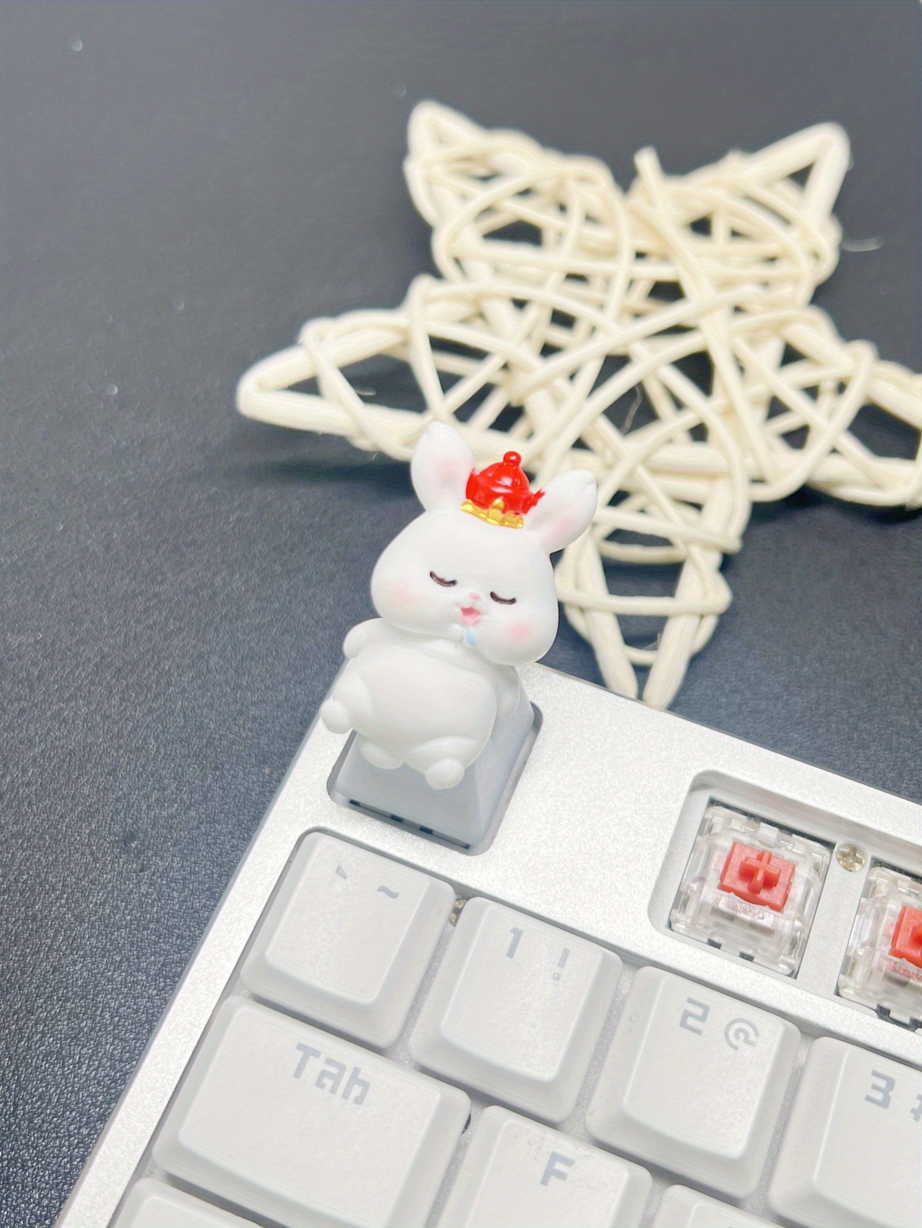 Landscape Simulation Animal Rabbit Keycap Cross Axis - Temu Canada