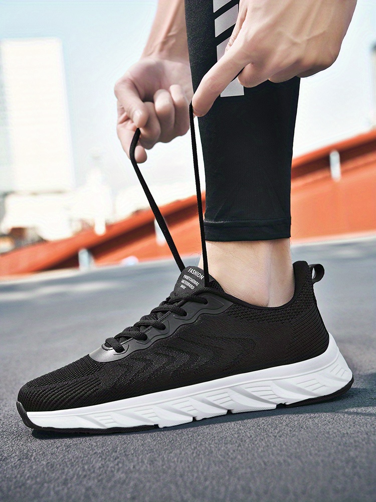 Mens Trendy Shock Absorbing Breathable Sneakers For Running Jogging ...