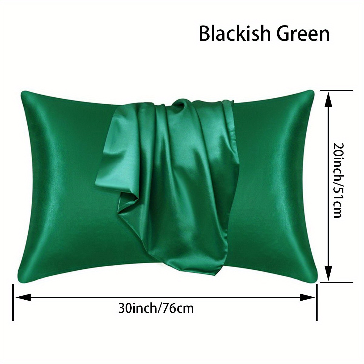 Satin Pillowcase Solid Color Pillow Covers Living Room - Temu Australia