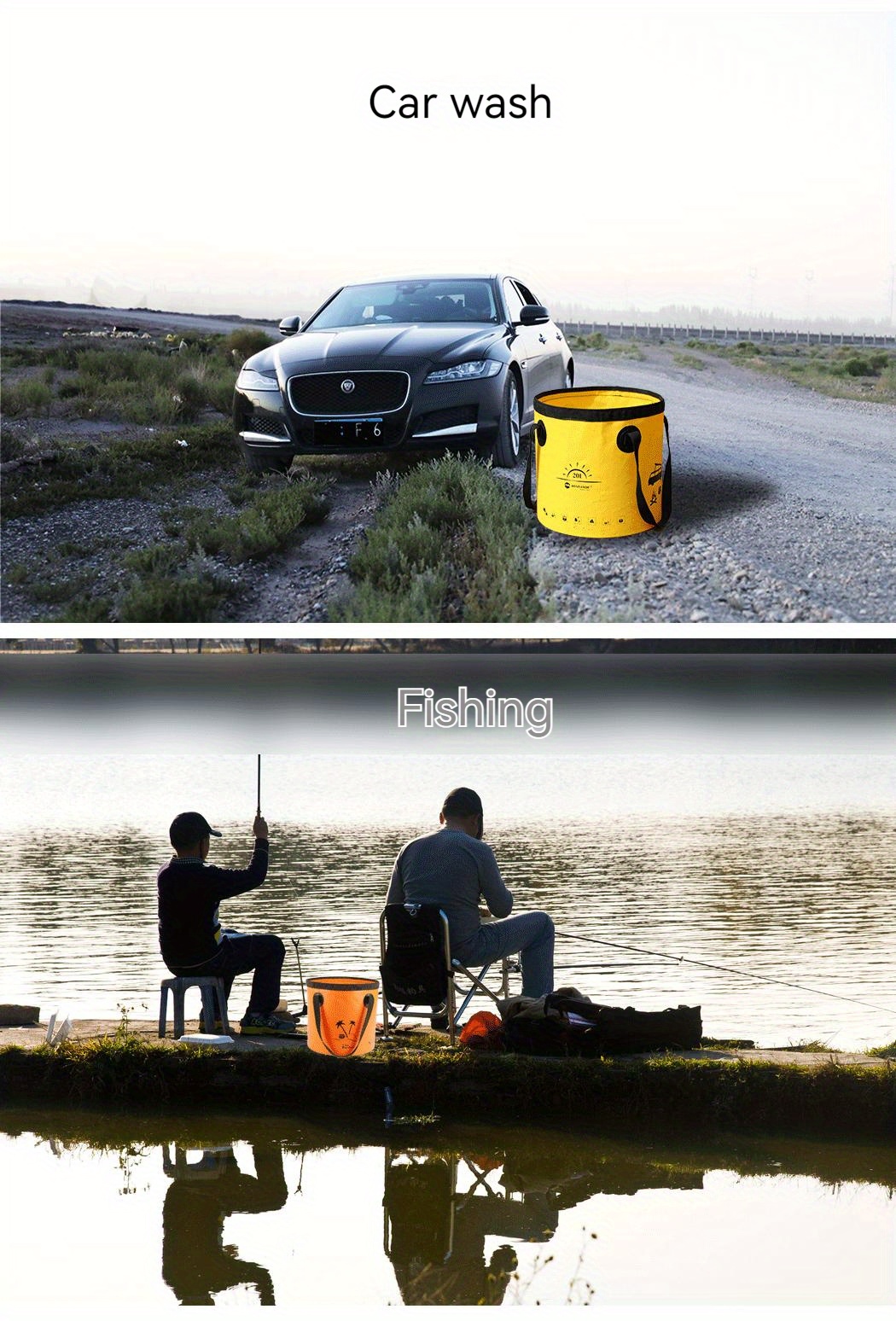 Collapsible Swimming Bucket Container Folding Portable Wash - Temu Canada