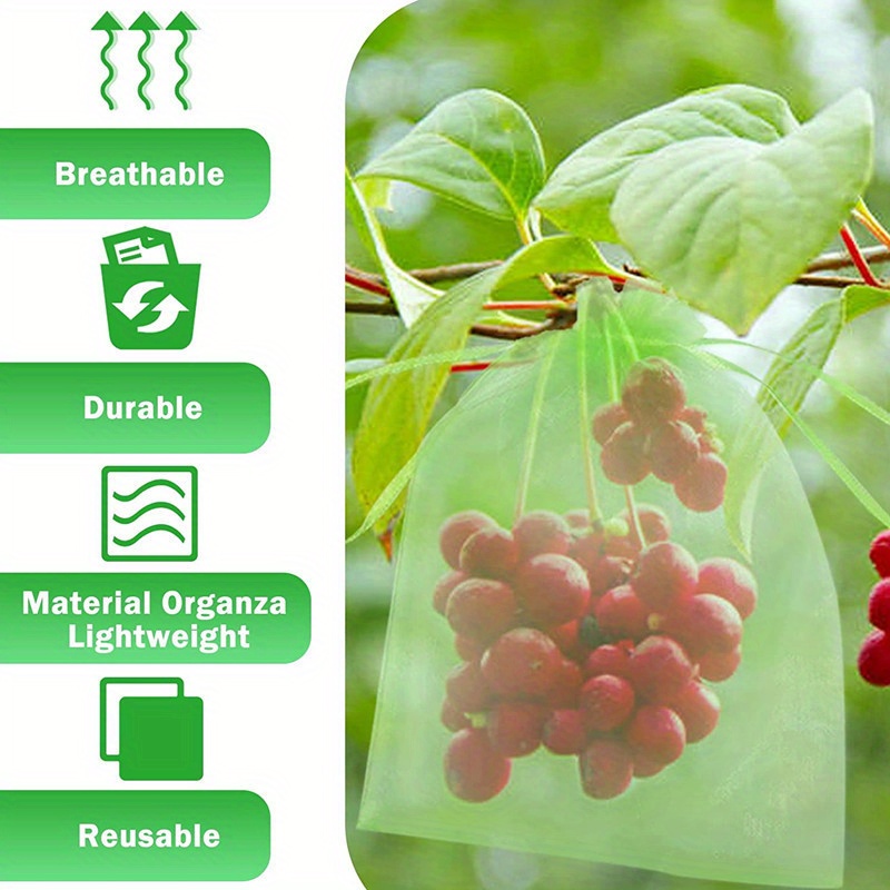 Strawberry Grapes Fruit Grow Bags Netting Mesh Vegetable - Temu United ...