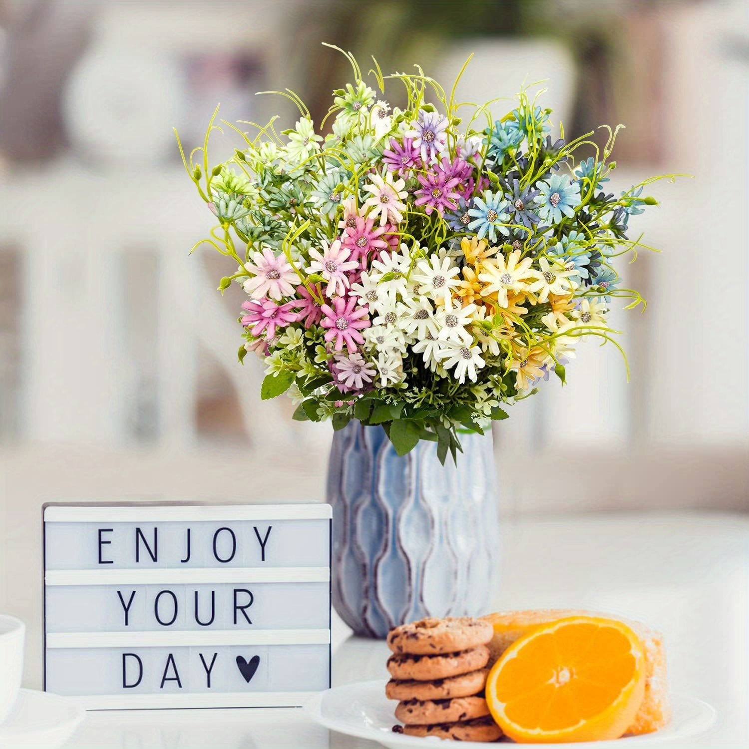 2 Bundles Wildflowers Daisy Outdoor Artificial Flowers - Temu